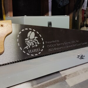 Engraved Saw Personalize With Family Name or Logo, Etched Saw ...