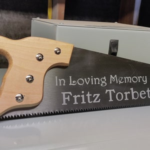 Personalized Engraved Saw or Antique Saw, Etched Saw With Logo, Unique ...