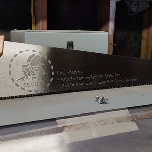 Personalized Engraved Saw or Antique Saw, Etched Saw With Logo, Unique ...