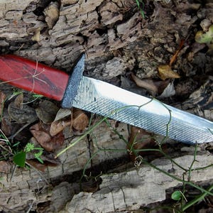 Seax From Farrier's Rasp - Etsy