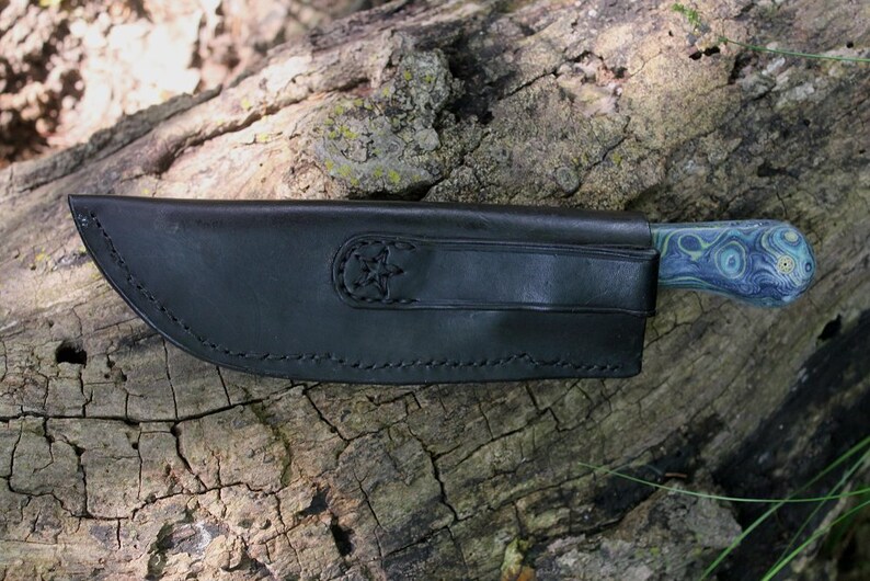 Ocean Dream Micarta Drop Point From Simonds Farrier Rasp - Etsy