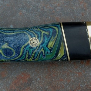 Ocean Dream Micarta Drop Point From Simonds Farrier Rasp - Etsy
