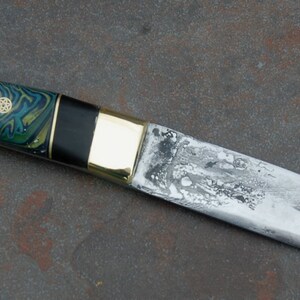 Ocean Dream Micarta Drop Point From Simonds Farrier Rasp - Etsy