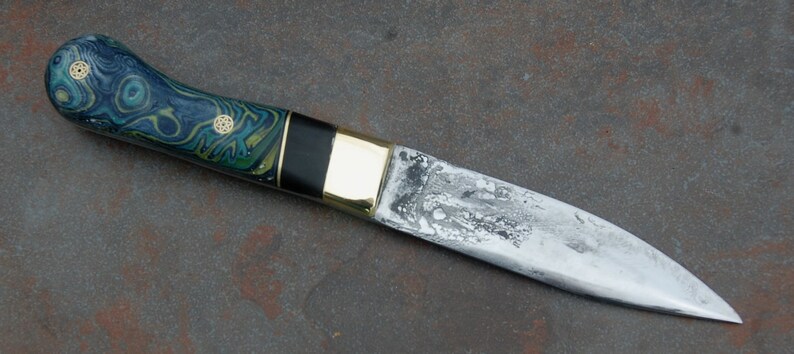 Ocean Dream Micarta Drop Point From Simonds Farrier Rasp - Etsy