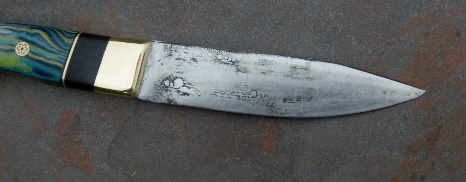 Ocean Dream Micarta Drop Point From Simonds Farrier Rasp - Etsy