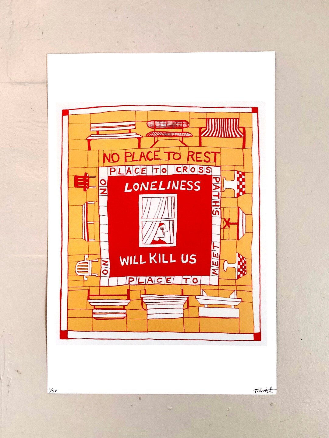 Loneliness Print - Etsy