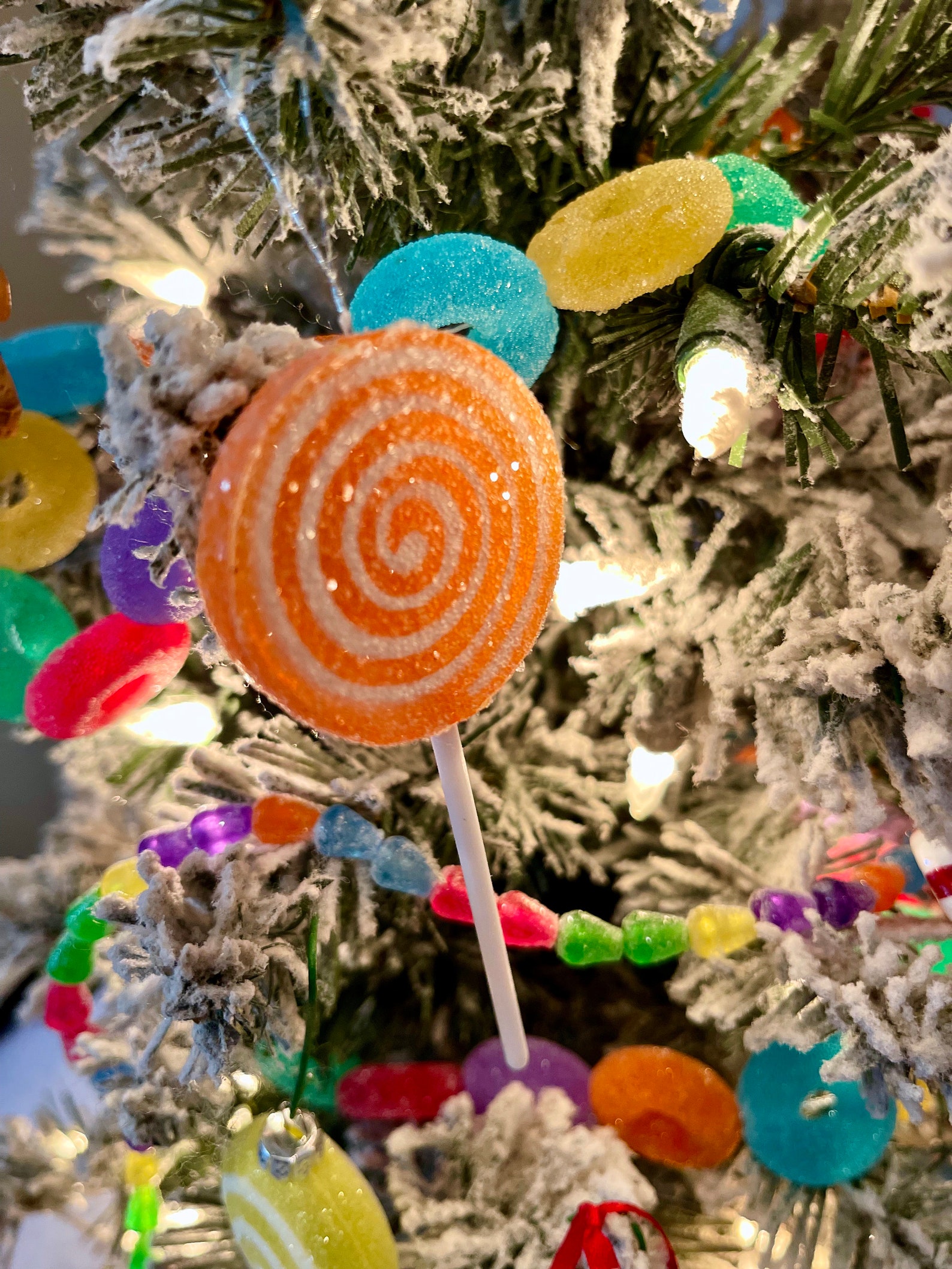 Fake Candy Gumdrop Faux Lollipop Xmas Tree Decor - Etsy UK