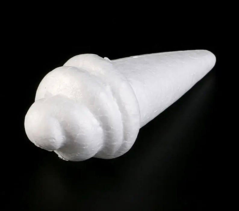 Styrofoam Ice Cream Cone - Etsy