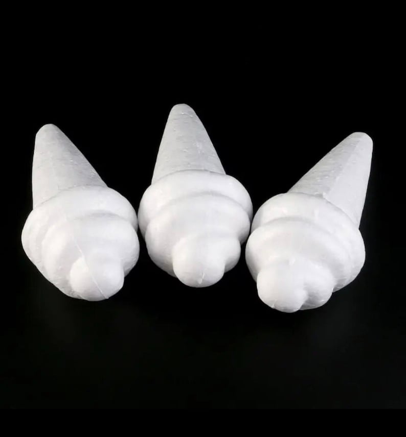 Styrofoam Ice Cream Cone - Etsy