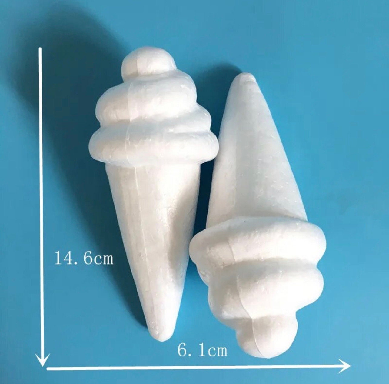 Styrofoam Ice Cream Cone - Etsy