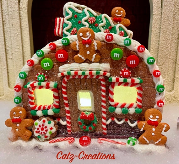 Gingerbread Camper Gingerbread House Camper Light UP LED - Etsy