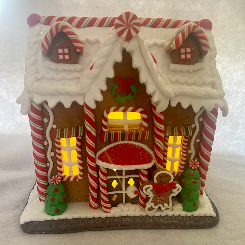 Clay Gingerbread House - Etsy