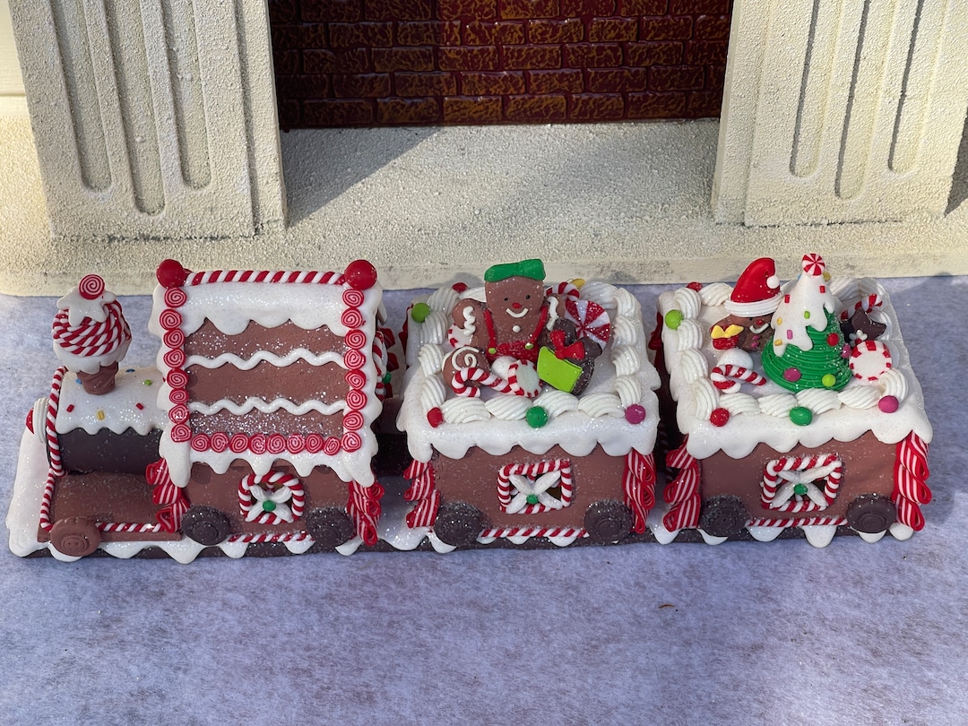 Gingerbread Train - Etsy