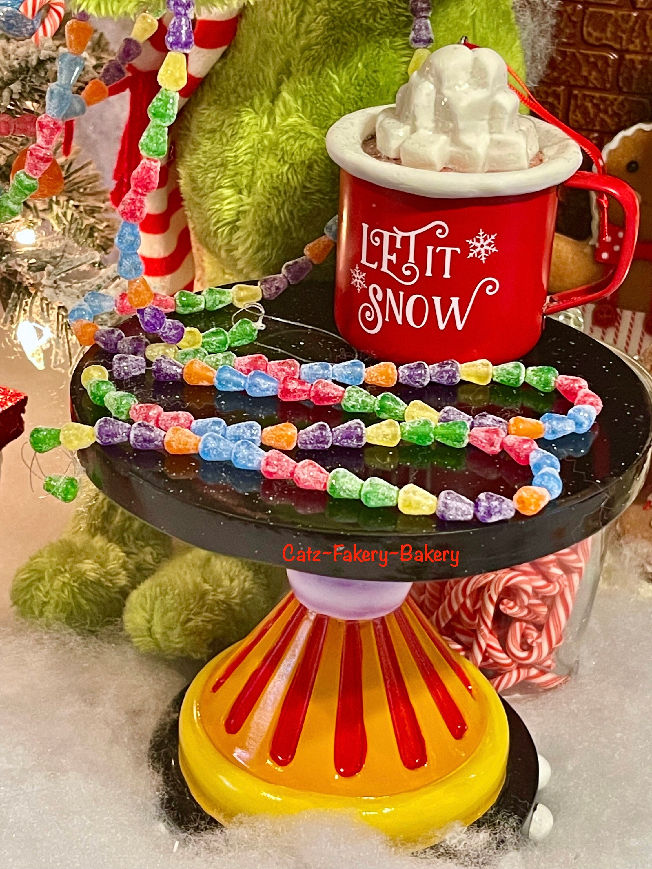 1/2/3/4/5 Faux Fake Gum Drop Garland Candy Lollipops | Etsy