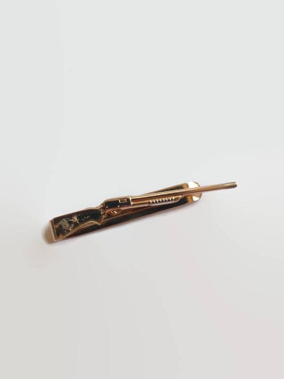 Vintage swank rifle tie - Gem