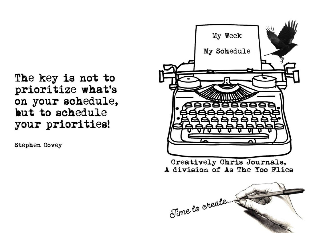 Weekly Calendar Inserts Digital Download Inserts for Journal Handmade ...