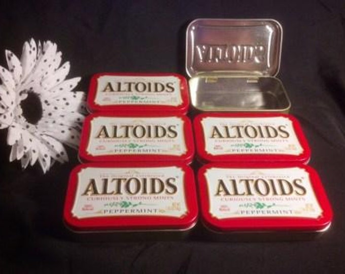 Metal Tins | Blank Altoid Tins, Hinged Lid Tin Boxes for Wedding Favors ...