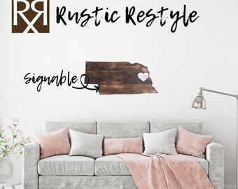 Nebraska Wood Sign - Etsy