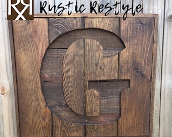 Wooden Letter G - Etsy