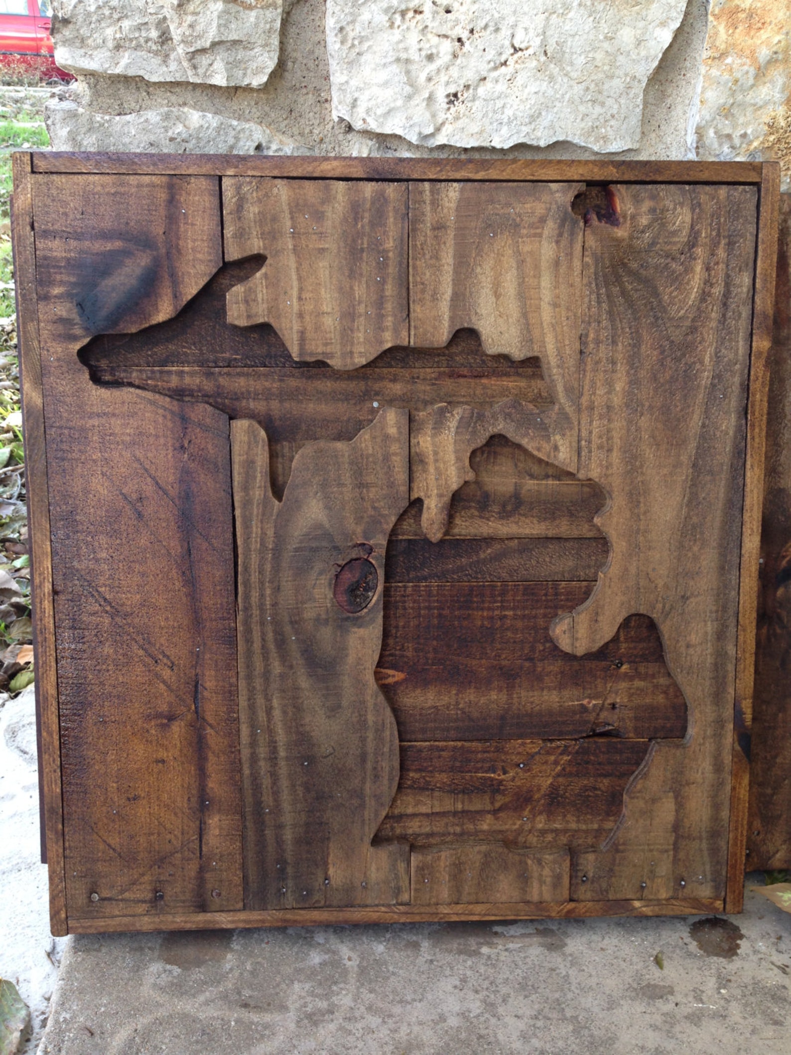 Wood State Reclaimed Sign, Wall Hangings, Pallet Signage, Texas State ...
