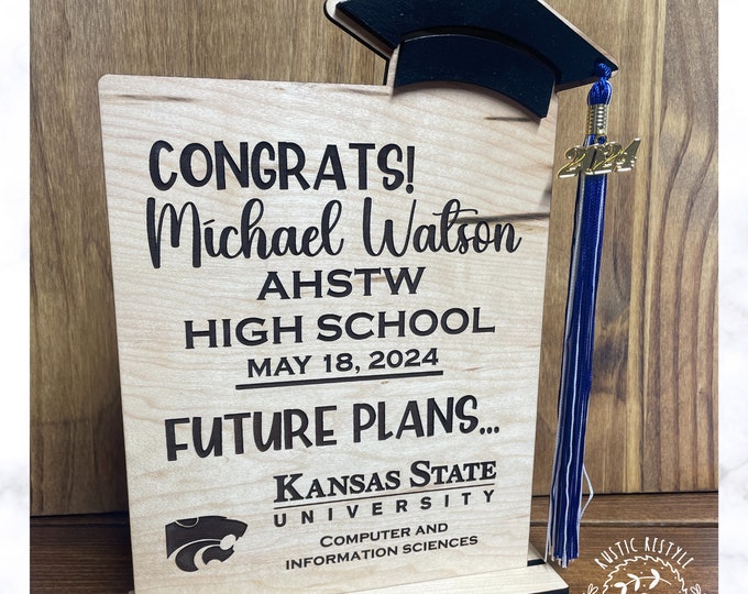 Graduation Table Sign, Personalized Future Plans Sign, Job Opportunity ...