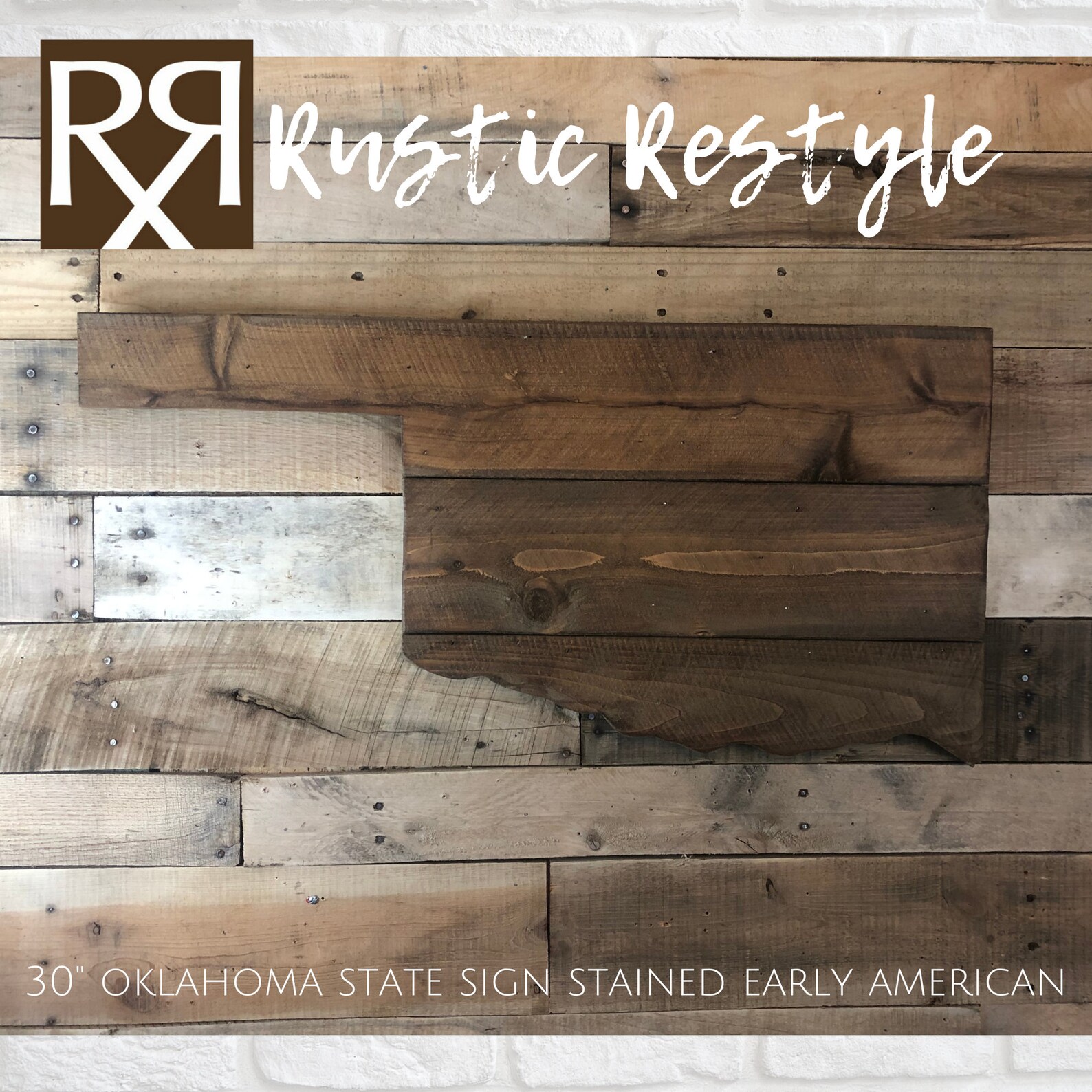 Oklahoma Wood Wall Art Home Decor Sign Handmade Pallet Gift - Etsy