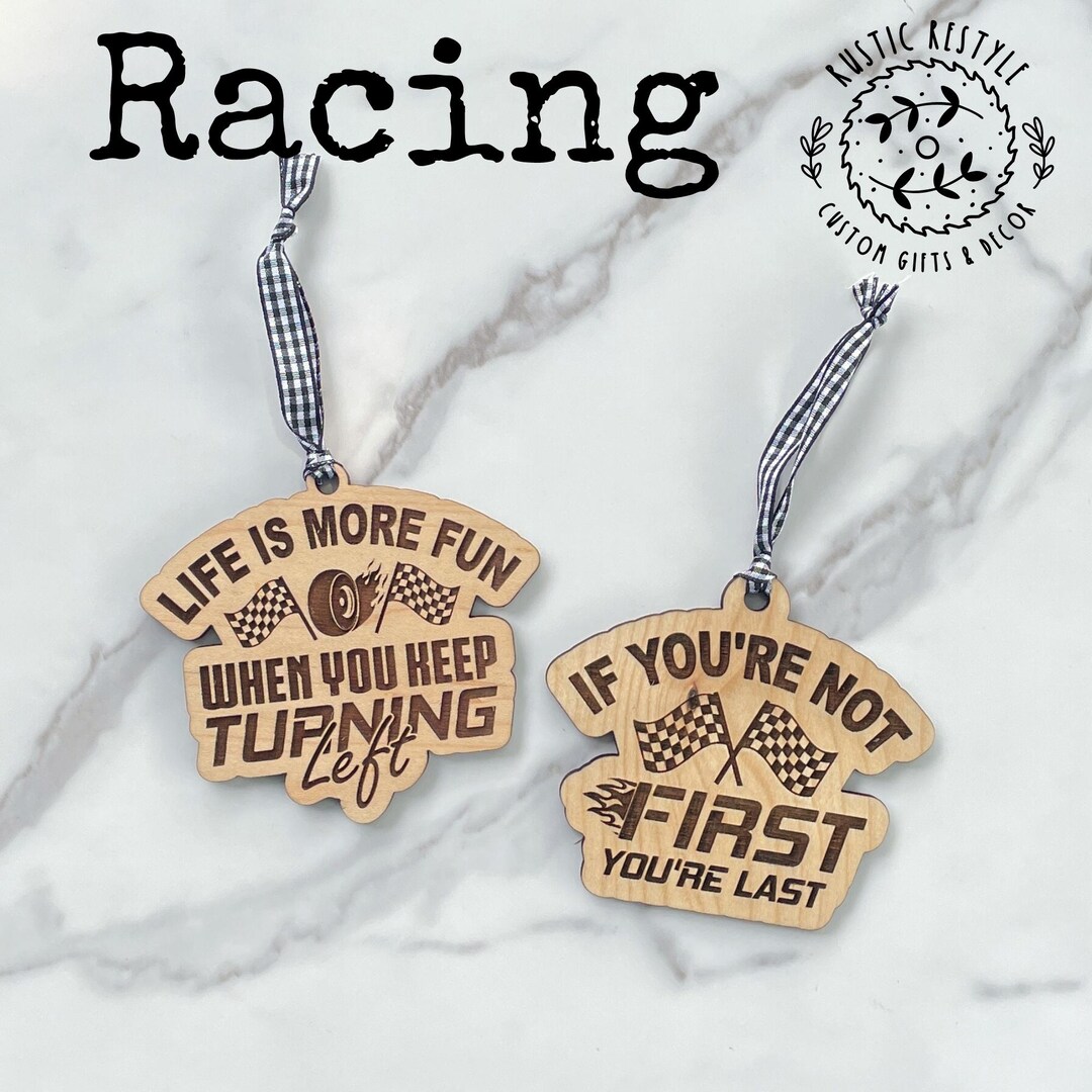 Personalized Racing Maple Race Track Ornament, Racing Fan Gift - Etsy