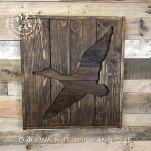 Rustic Wood Duck Hunting Sign, Large Wood Pallet Wall Art, Rustic Home ...