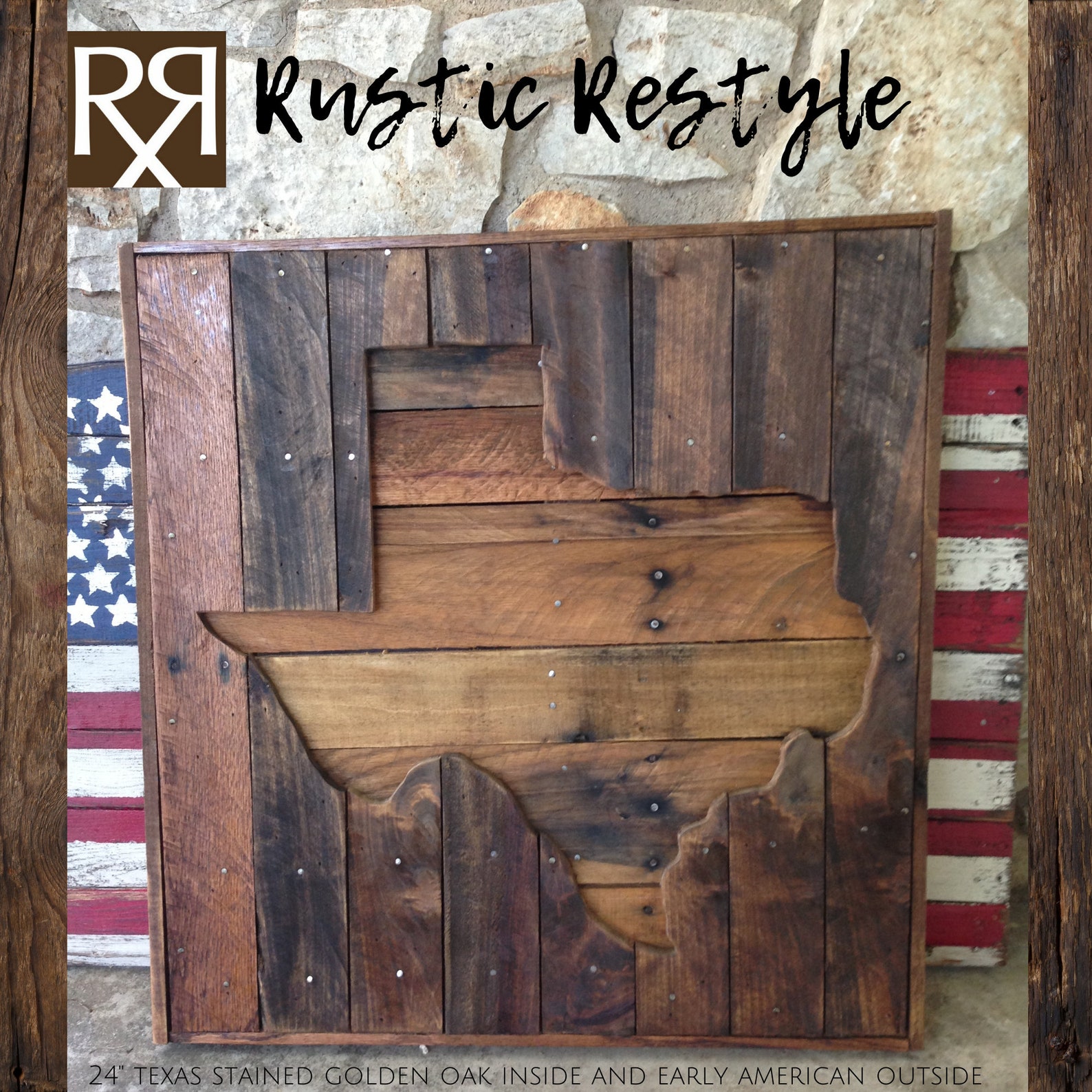 Wooden Texas Cutout Sign Rustic Home Decor - Etsy