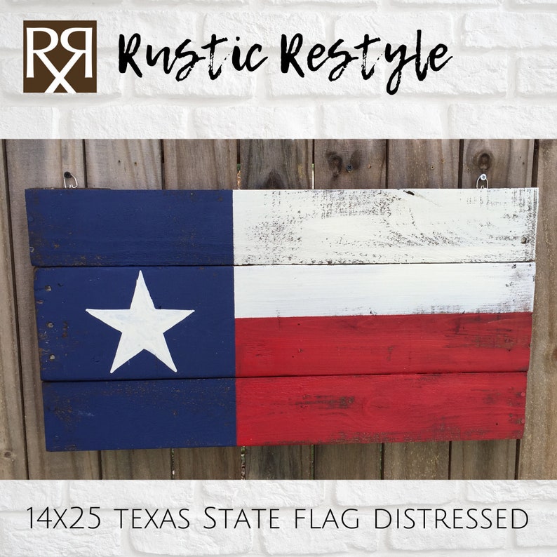 Reclaimed Wooden Texas Flag Pallet Sign Wall Art Decor Rustic - Etsy