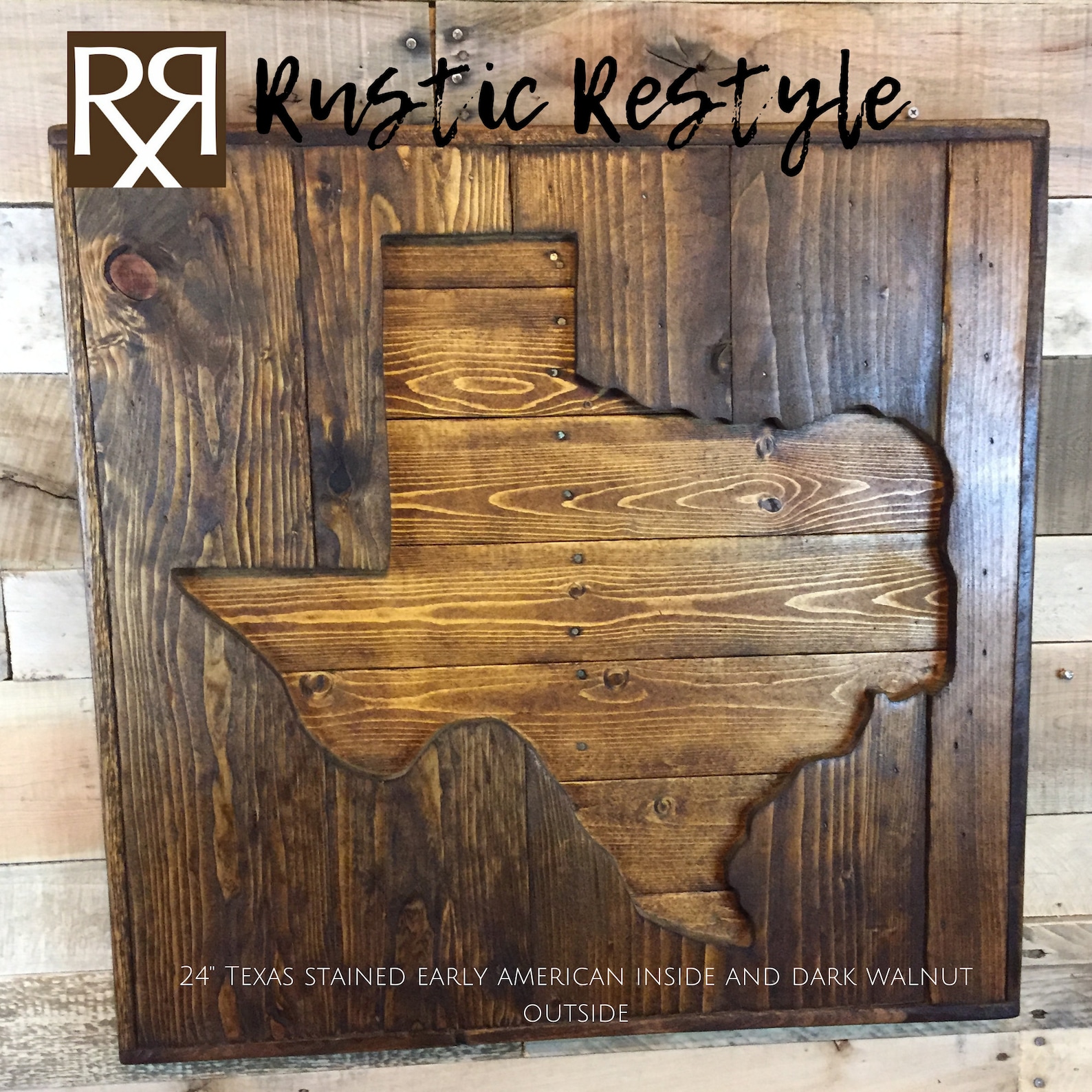 Wooden Texas Cutout Sign Rustic Home Decor Farmhouse Wall - Etsy
