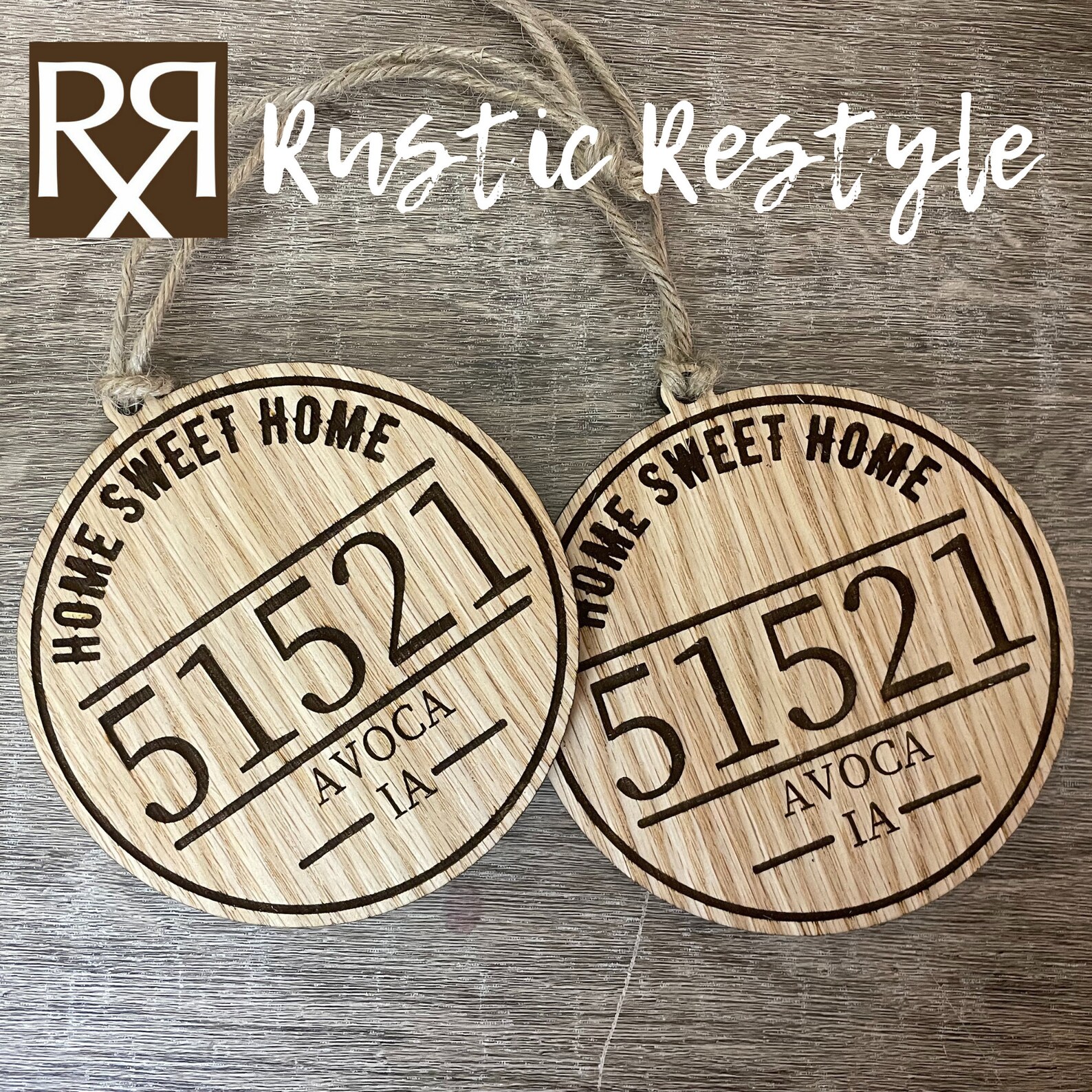 Home Sweet Home Customized Zip Code Ornament Personalized - Etsy