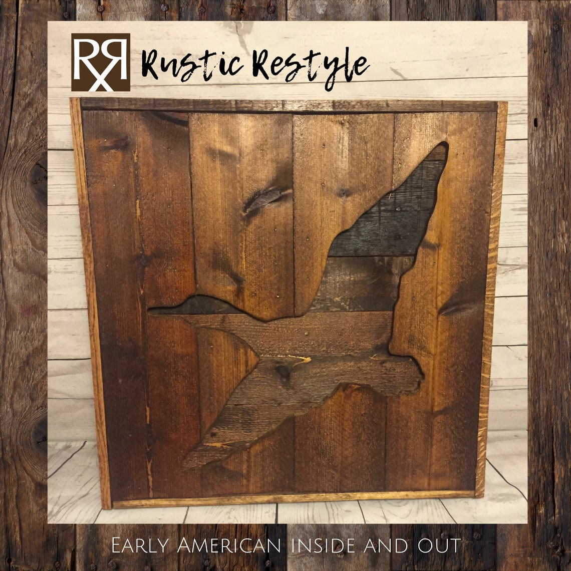 Rustic Wood Duck Hunting Sign Large Wood Pallet Wall Art - Etsy