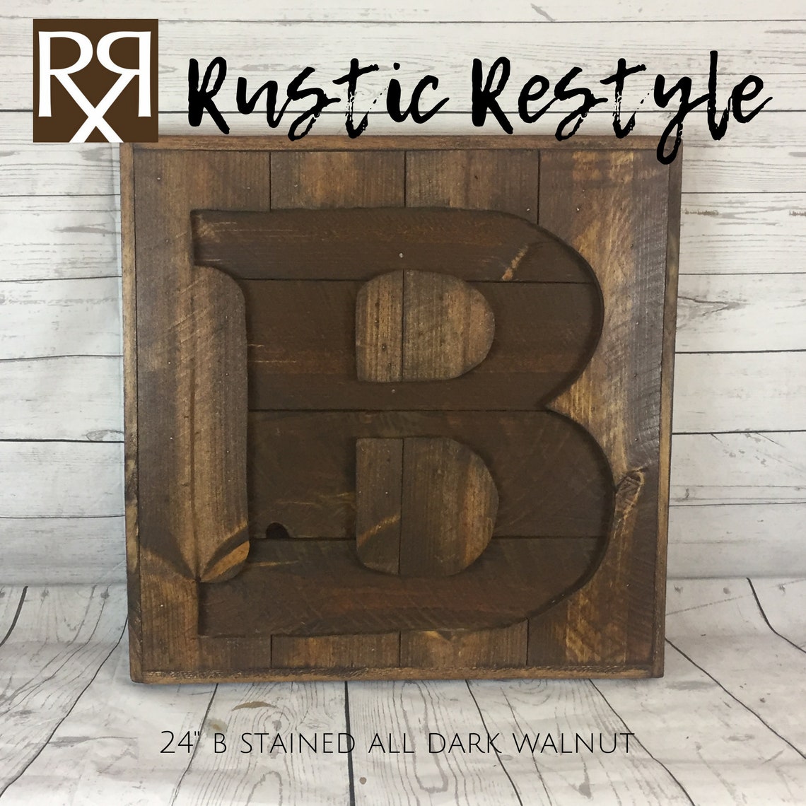 Custom Recycled Pallet Initial B Sign Wooden Letter Sign - Etsy
