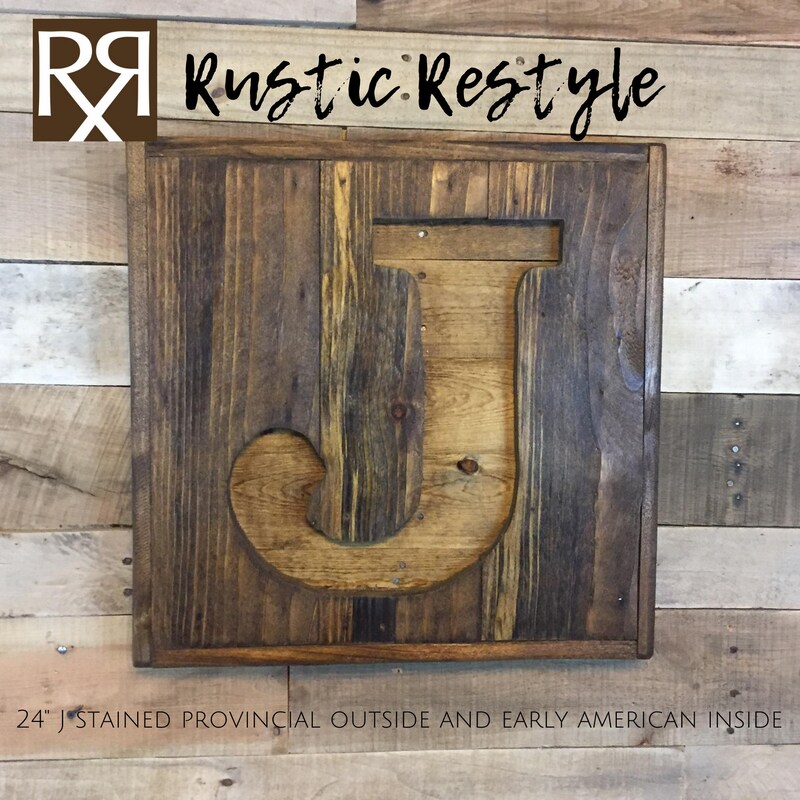 Rustic Wooden Letter - Etsy