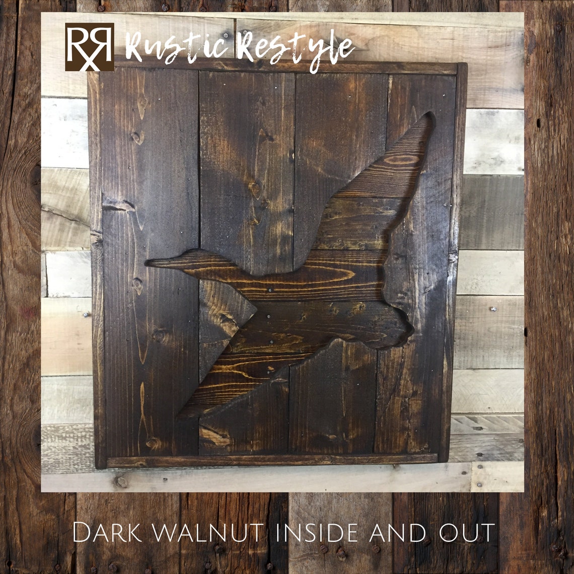 Rustic Wood Duck Hunting Sign Large Wood Pallet Wall Art - Etsy