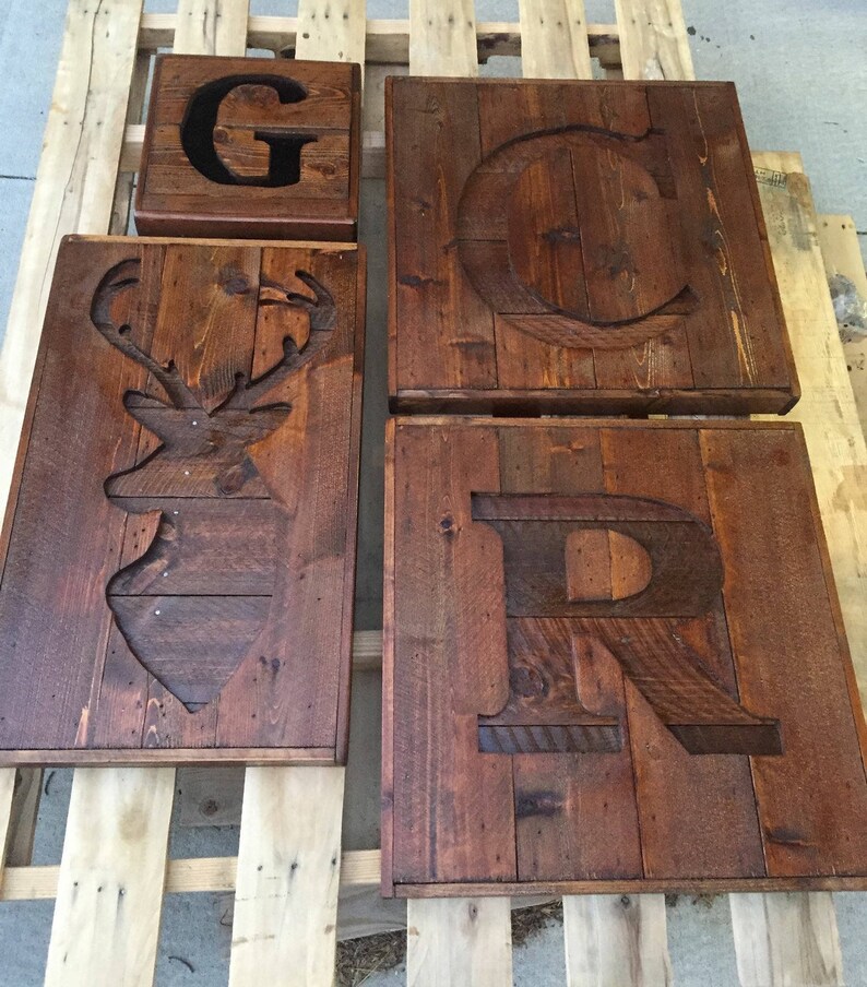 Pallet Letter Sign Recycled Pallet Initial R Sign Wooden - Etsy