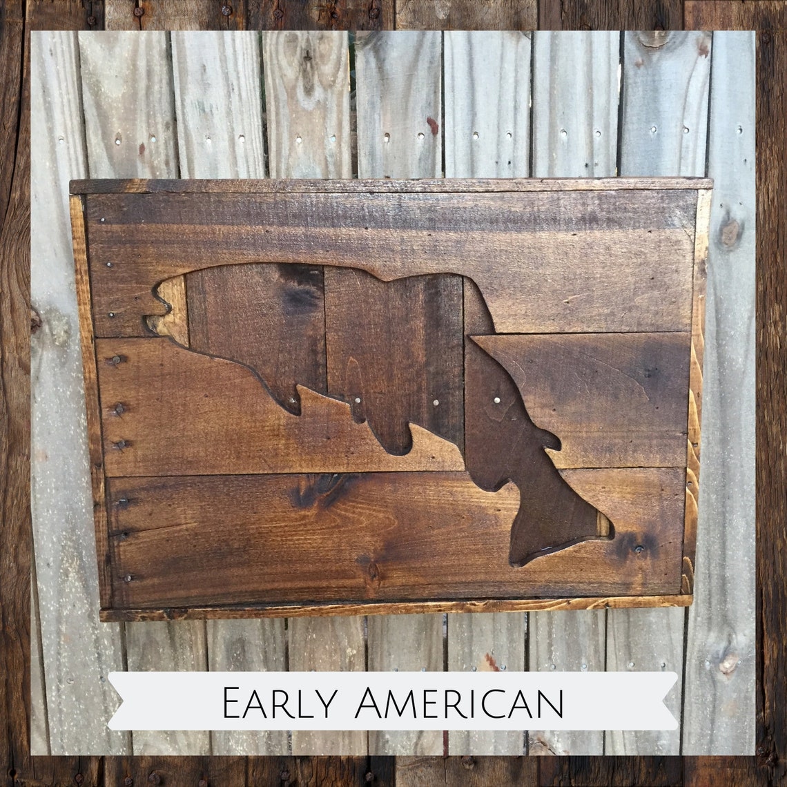 Wooden Pallet Trout Wall Hanging Lake House Signs Fish Gift - Etsy