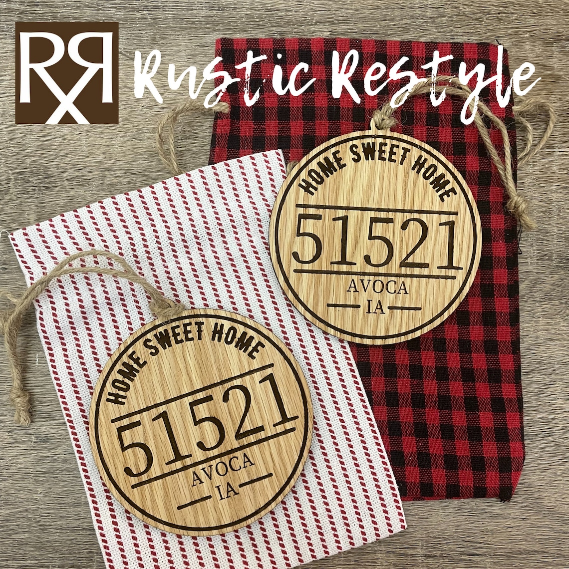 Home Sweet Home Customized Zip Code Ornament Personalized - Etsy