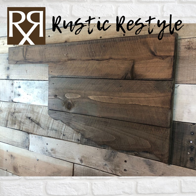 Oklahoma Wood Wall Art Home Decor Sign Handmade Pallet Gift - Etsy