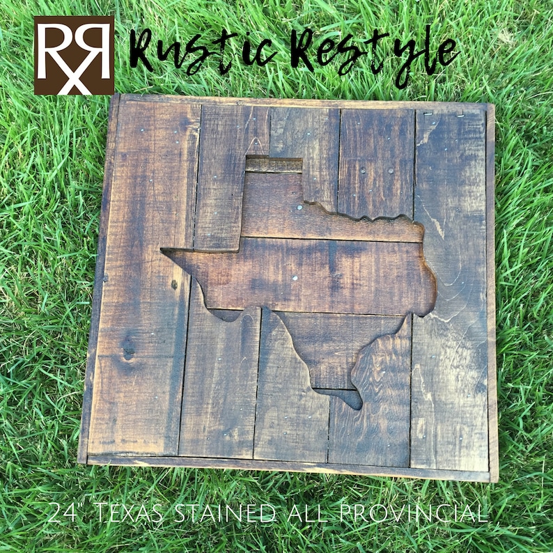 Wooden Texas Cutout Sign Rustic Home Decor - Etsy