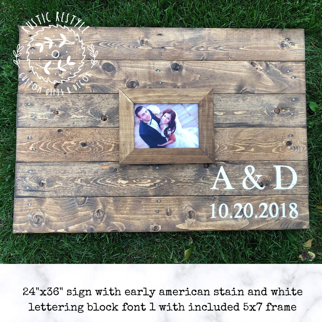 Large Wedding Alternative Guest Book, Sign in Book for Guests, Photo ...