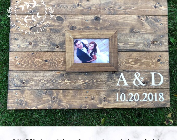 Large Wedding Alternative Guest Book, Sign in Book for Guests, Photo ...