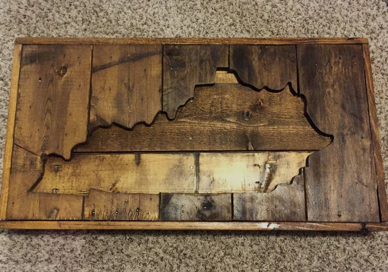 Wood State Reclaimed Sign, Wall Hangings, Pallet Signage, Texas State ...