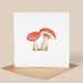 Toadstool Greetings Card // Toadstool Watercolour, Mushroom, Fungi ...