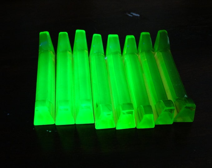 Rare Uranium Glass Knife Rests - Etsy
