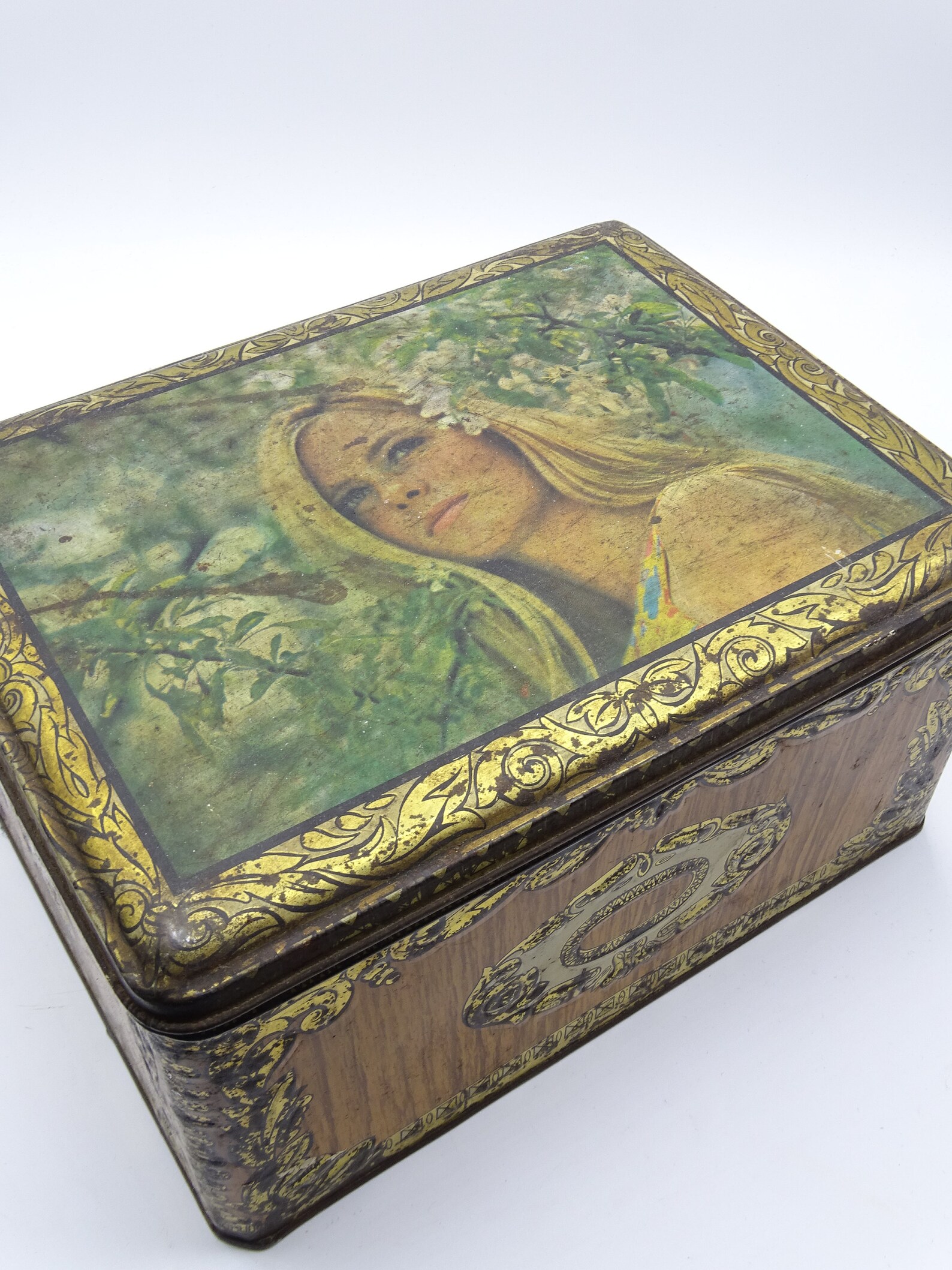 Collection of Six Decorative Tins Storage Tins Rustic Tins | Etsy