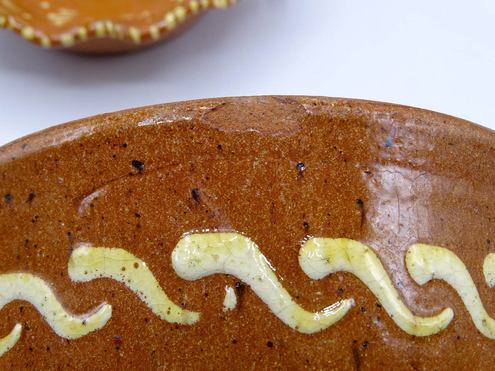 Collection of Slipware Pottery Items, Terracotta Slipware, Vintage ...