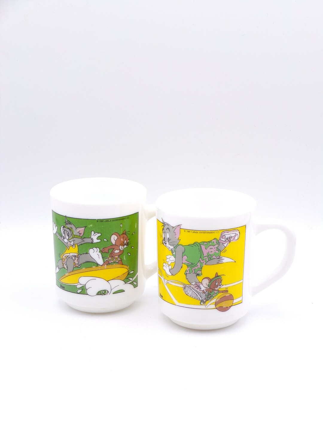 1989 Tom & Jerry Arcopal Mugs Vintage Coffee Mugs - Etsy