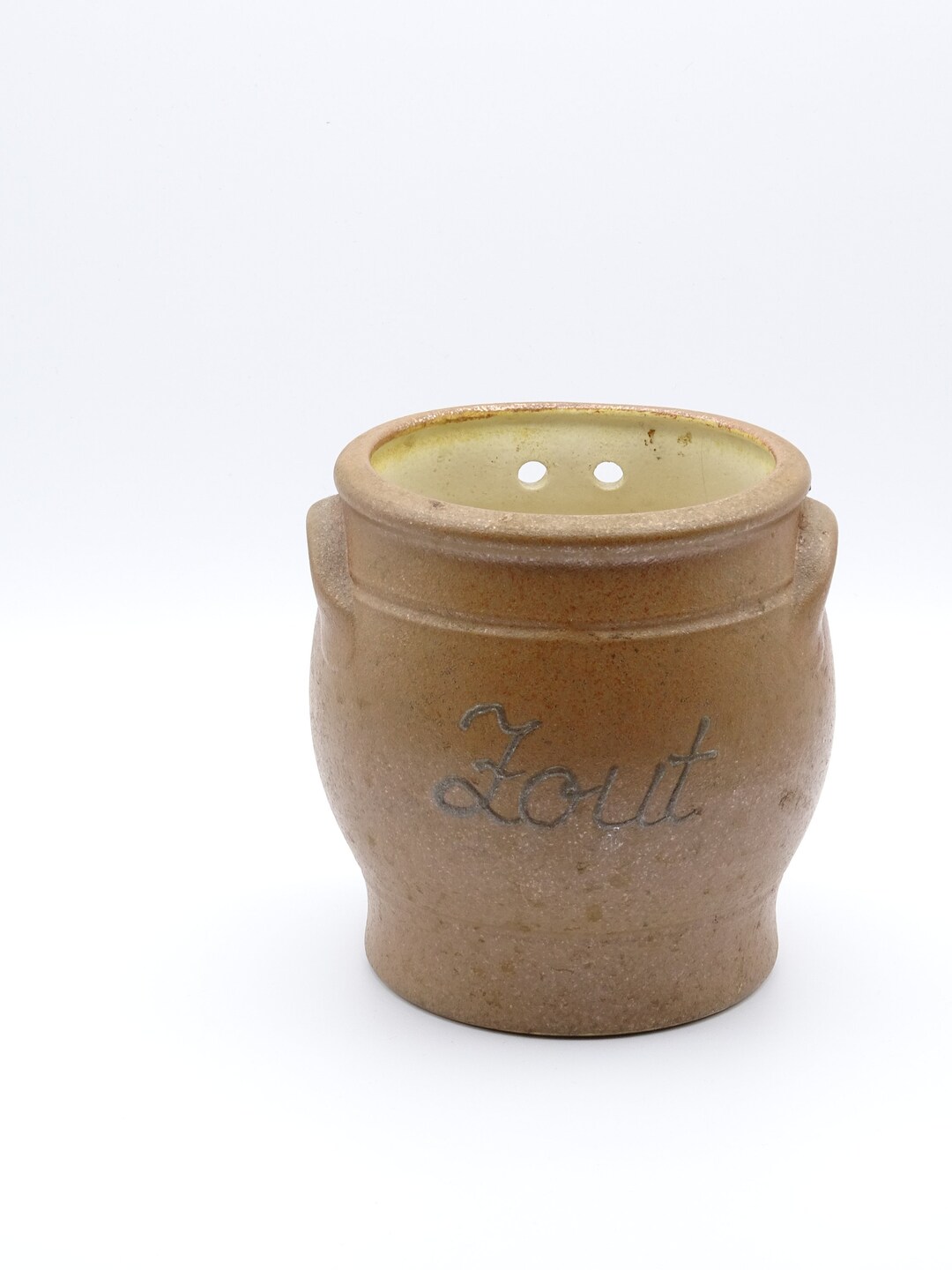 Stoneware Salt Container, Wall Mountable Salt Pot, German Stoneware ...